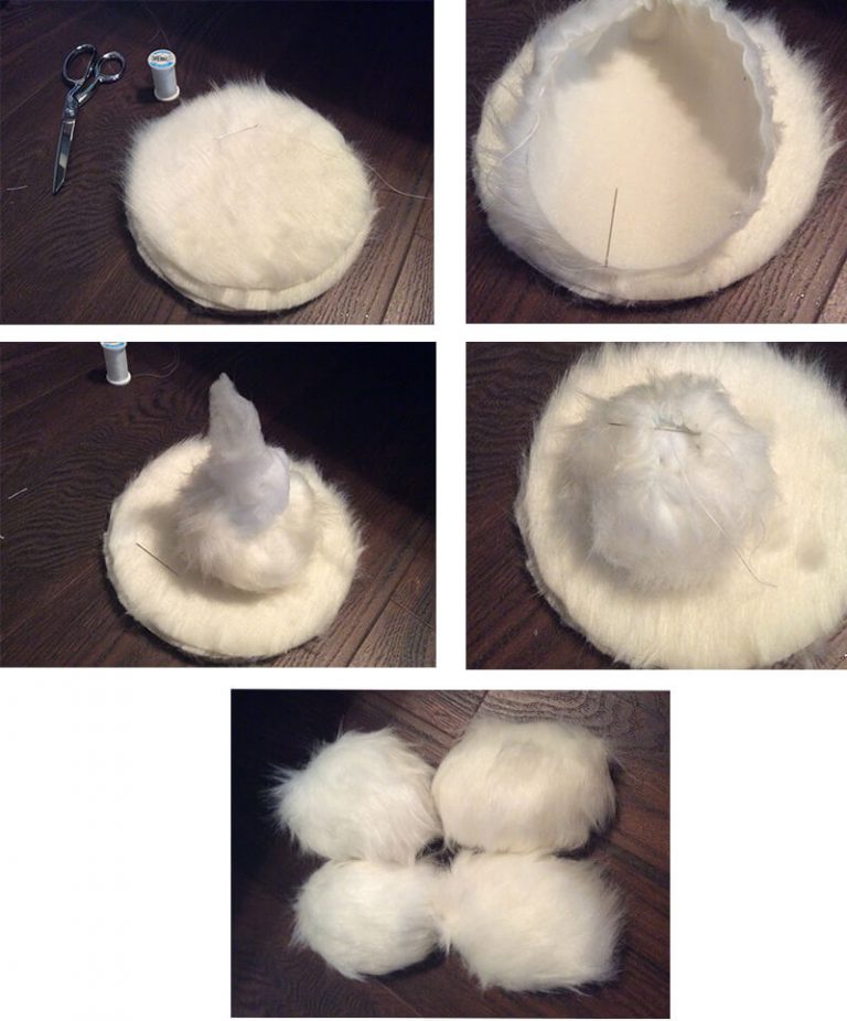 Easter DIY: Bunny Tail Chair Sashes - TIMBER TO TABLE