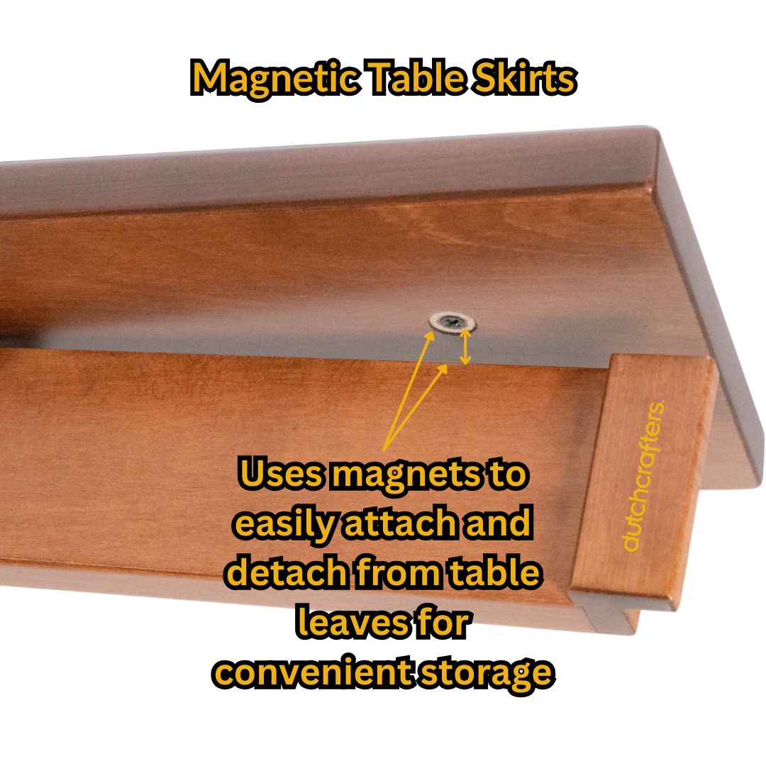 The Magic of Magnetic Table Skirts – TIMBER TO TABLE
