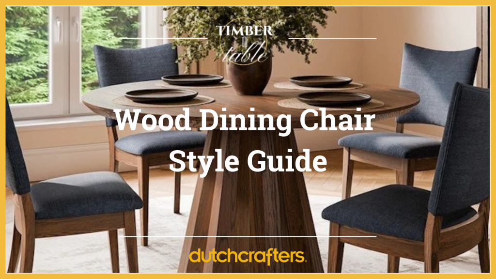 Wood Dining Chair Styles | Amish-Crafted Solid Wood Designs