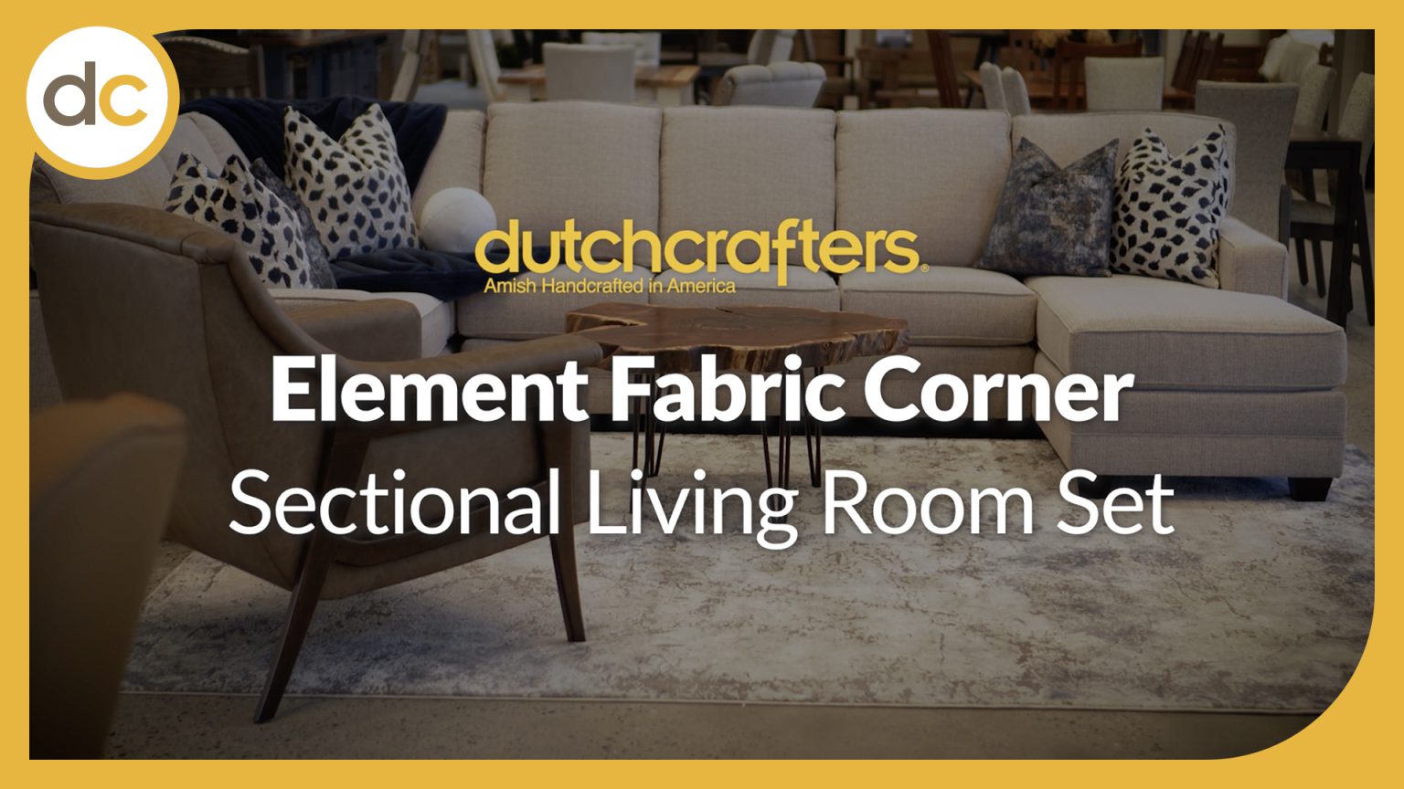 Video: Modern Living Room Comfort with the Element Sectional Set