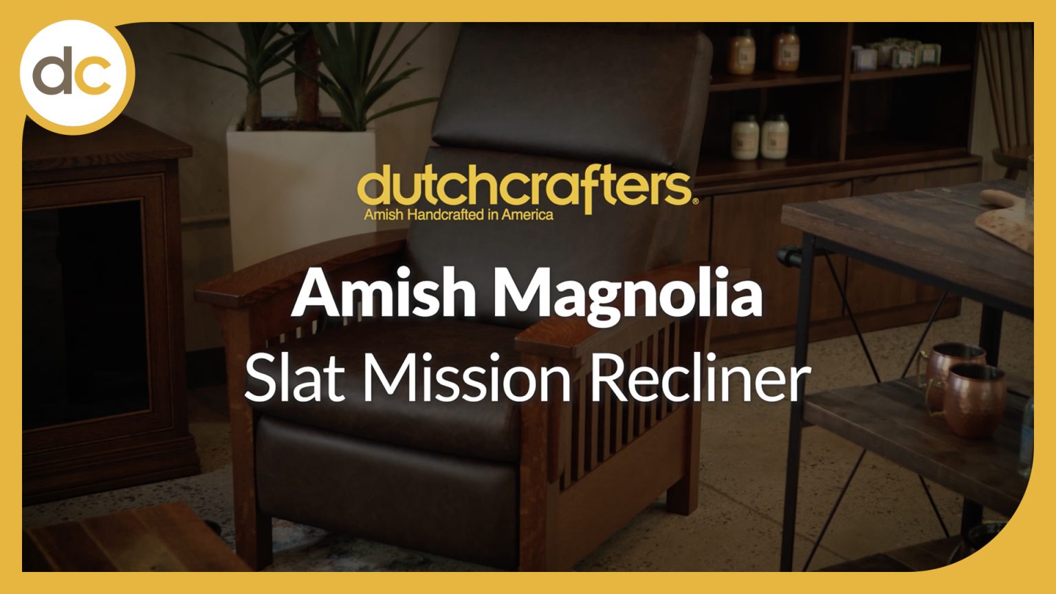Find Classic Mission Style in the Magnolia Slat Recliner ...